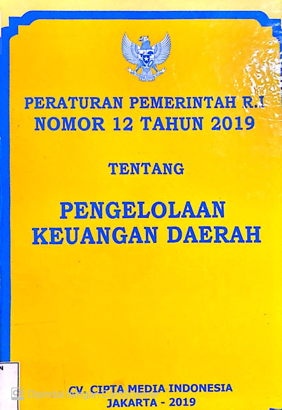 Peraturan Pemerintah RI Nomor 12 Tahun 2019 Tentang Pengelolaan ...